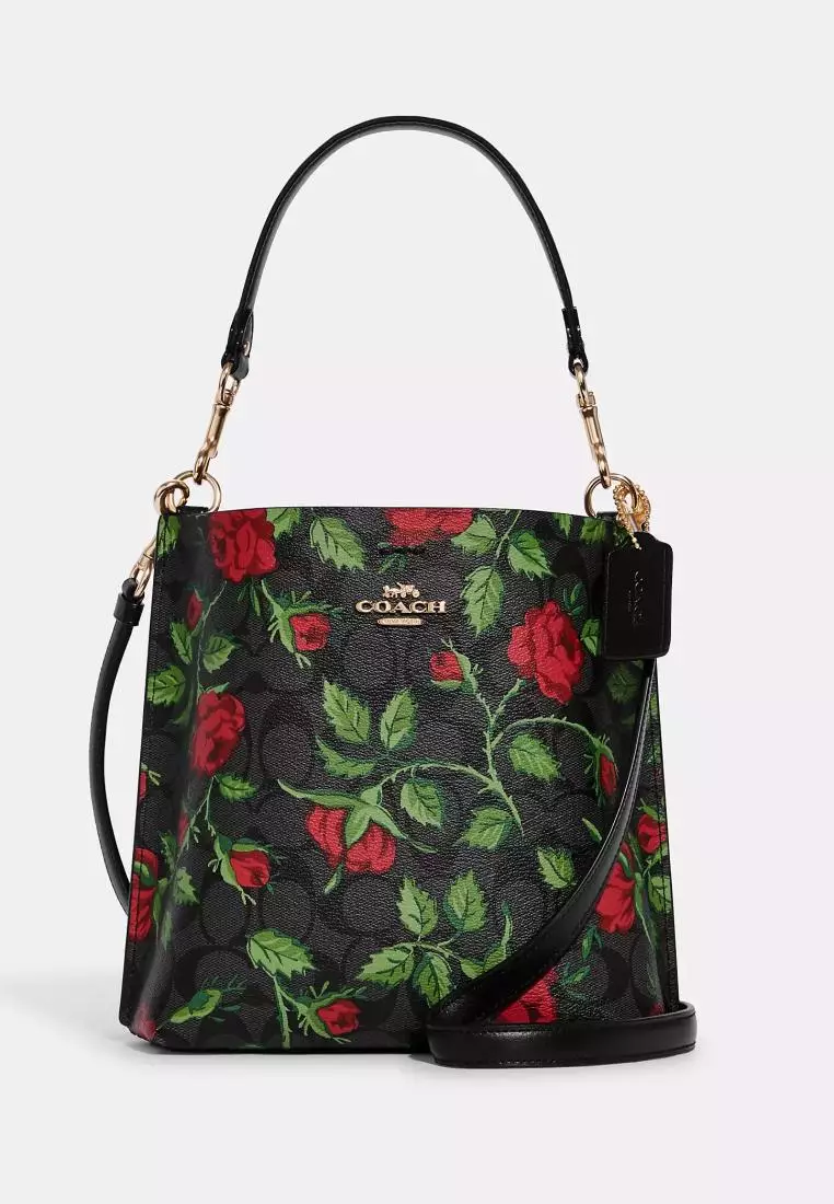 Jual Coach Coach Mollie Bucket Bag 22 In Signature Canvas With ...