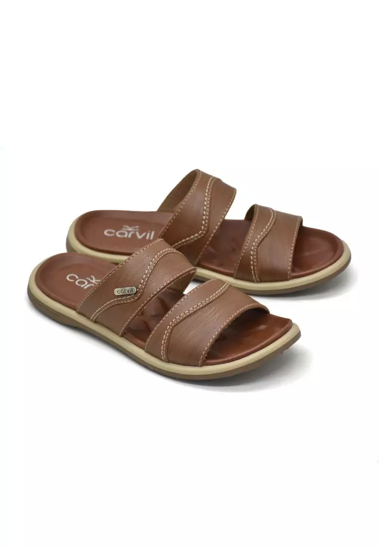 Jual Carvil Carvil Sandal Pria Gatano-02 M Stone Original 2025 | ZALORA ...