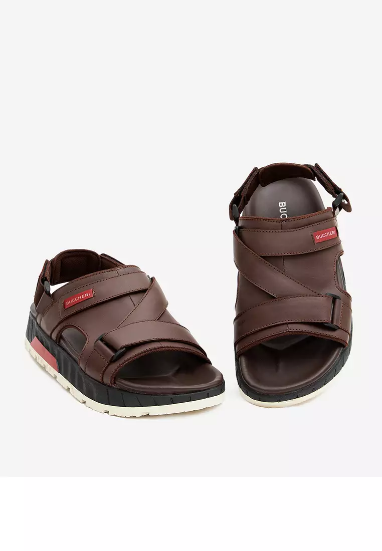 Jual Buccheri Buccheri Grigory Sandal Men Brown Original 2024 | ZALORA ...