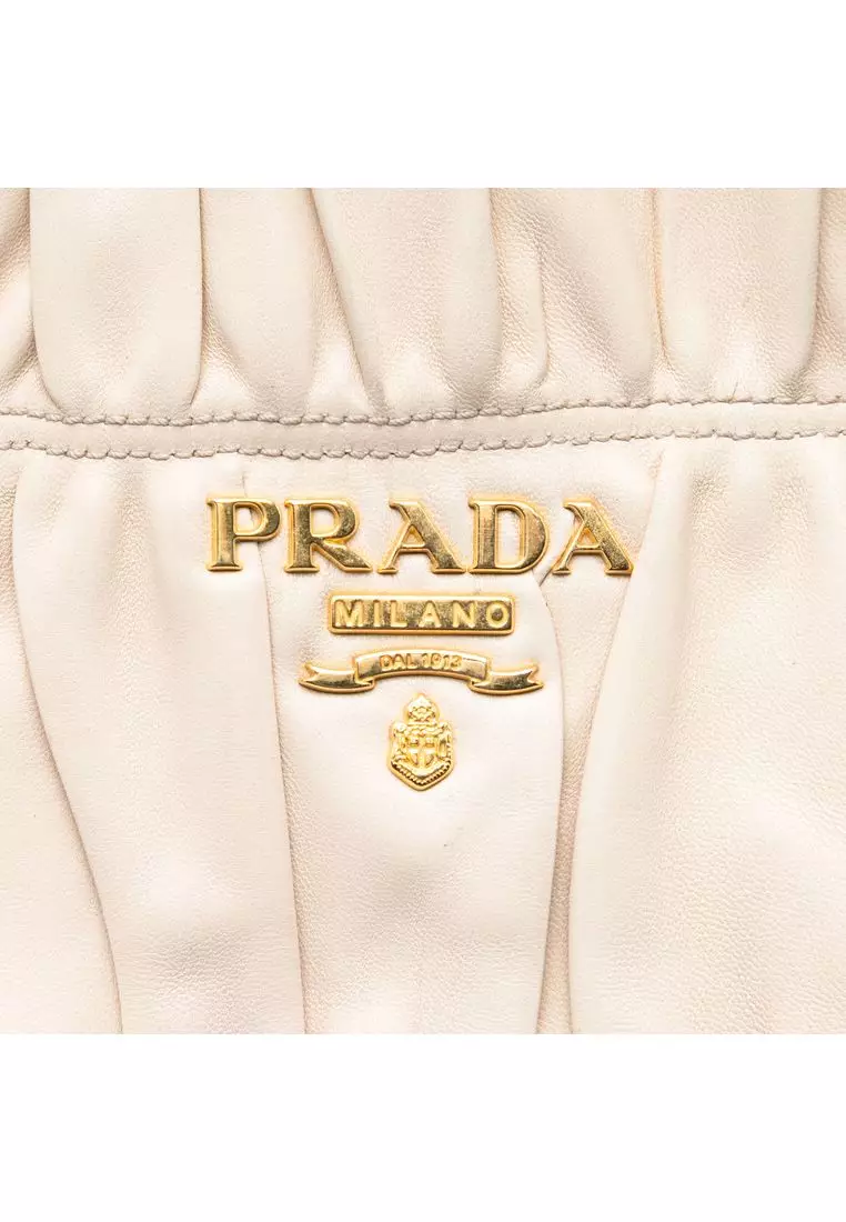Buy Prada Pre-Loved Prada Nappa Gaufre Satchel Online | ZALORA Malaysia