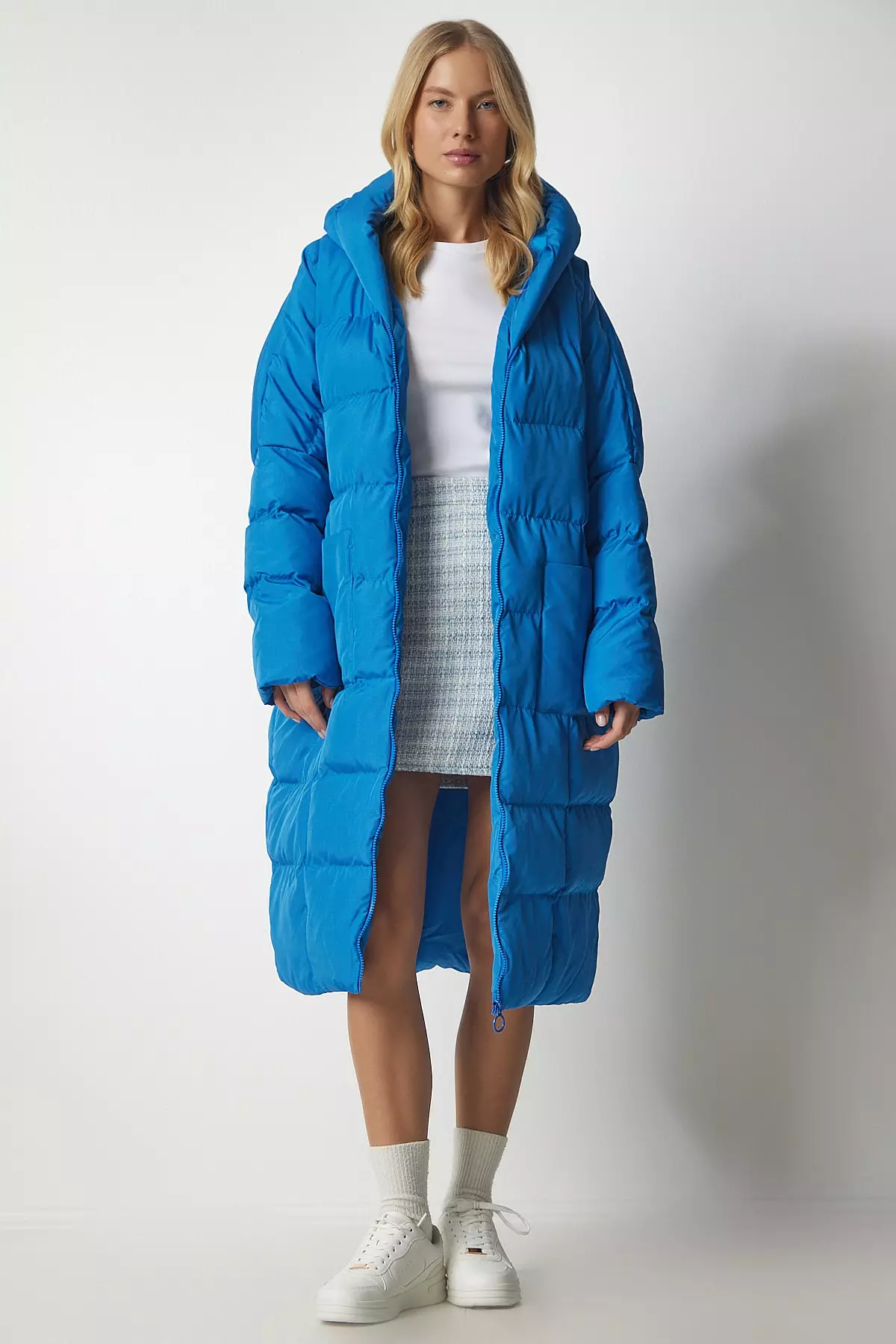 Buy Happiness Istanbul Hooded Long Inflatable Coat 2026 Online | ZALORA