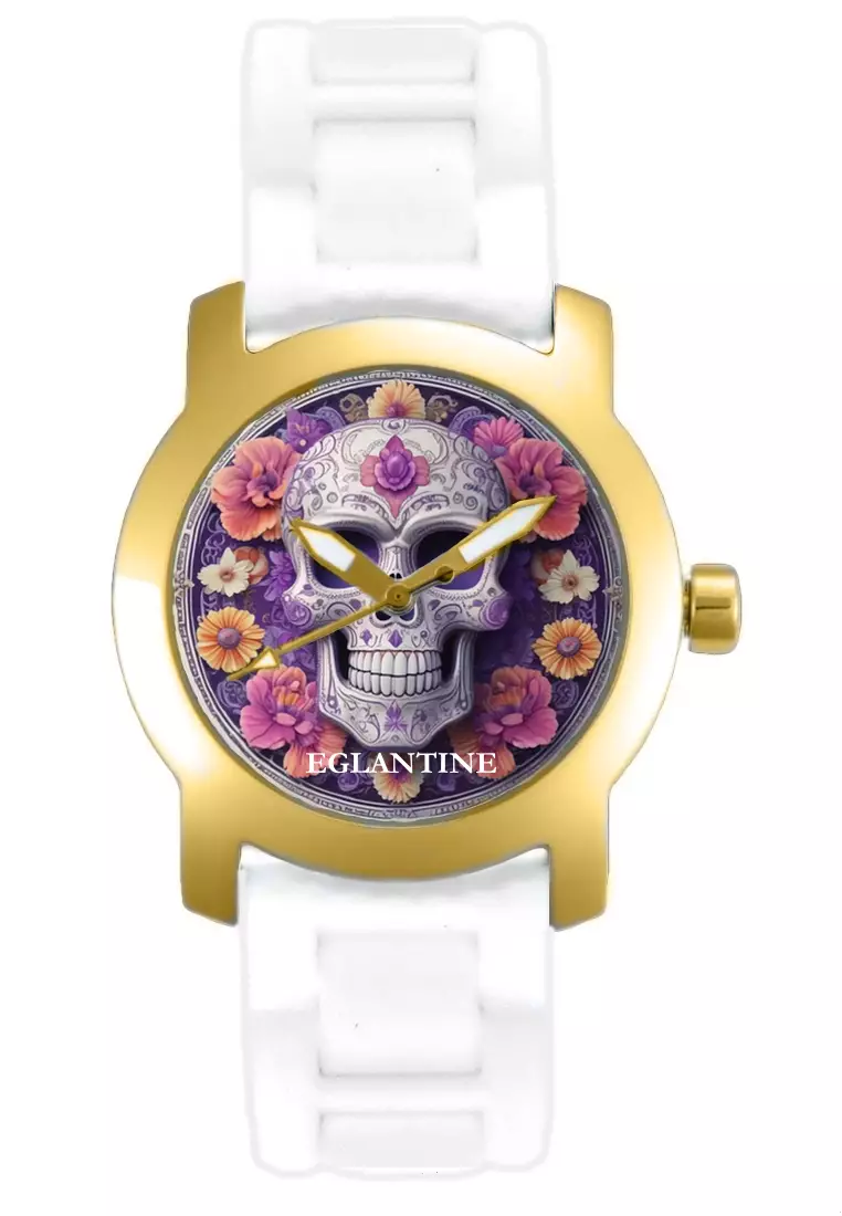 Buy EGLANTINE EGLANTINE® Calavera (Mexican Skull) Unisex Gold Plated ...
