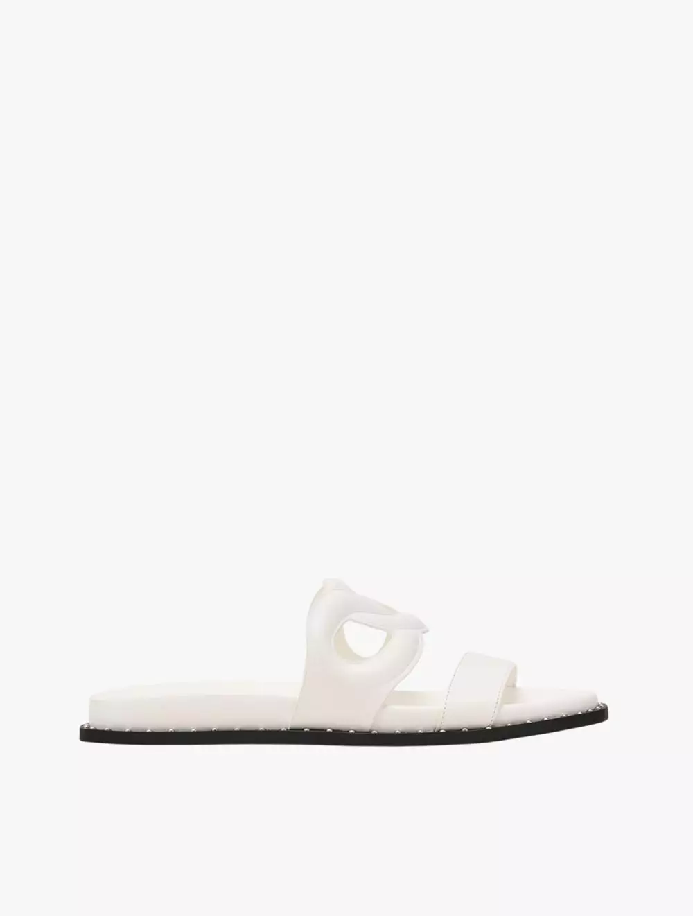 Jual Steve Madden Steve Madden SANDLOT Women's Flat Sandals - White ...
