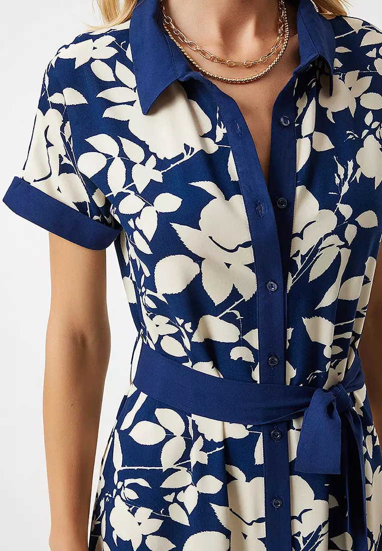 Buy Happiness Istanbul Floral Summer Viscose Dress 2025 Online | ZALORA