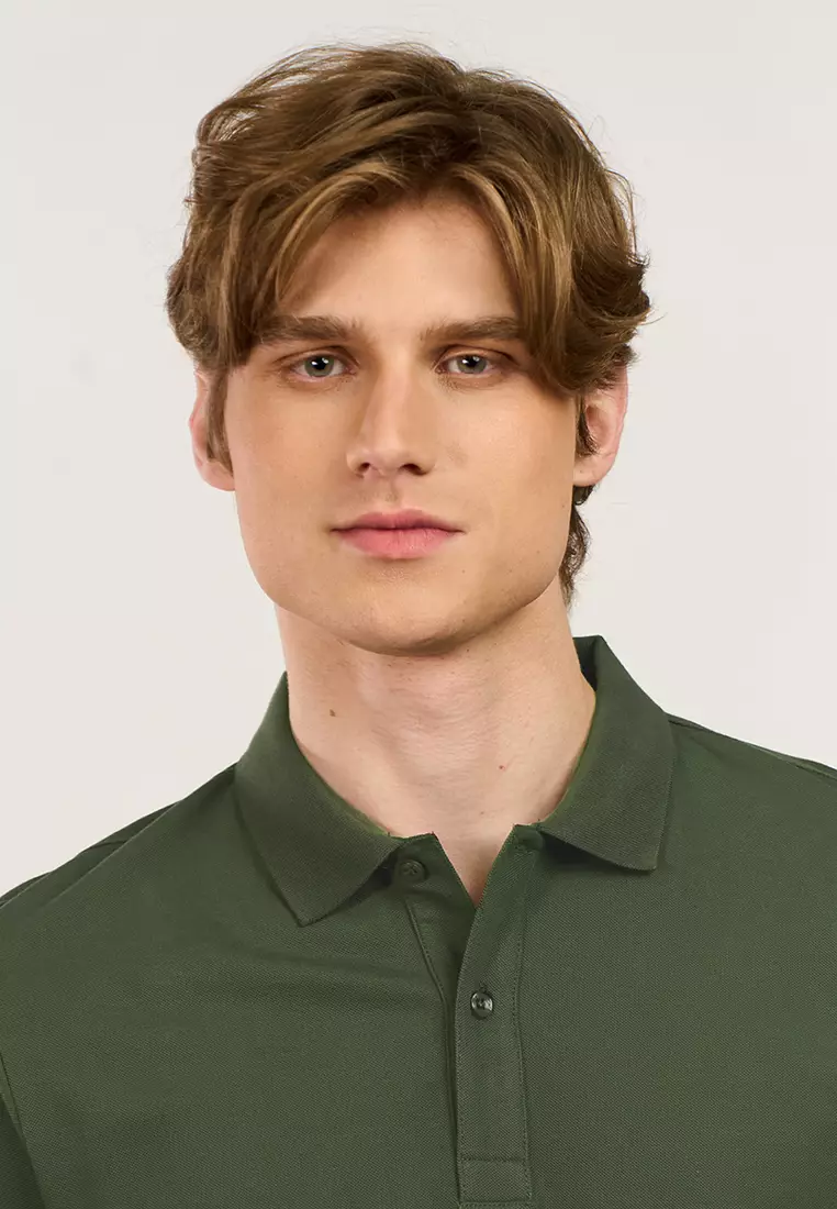 Buy Hechter Paris Men's Regular Fit Polo Shirt In Sorona Agile Fabric ...