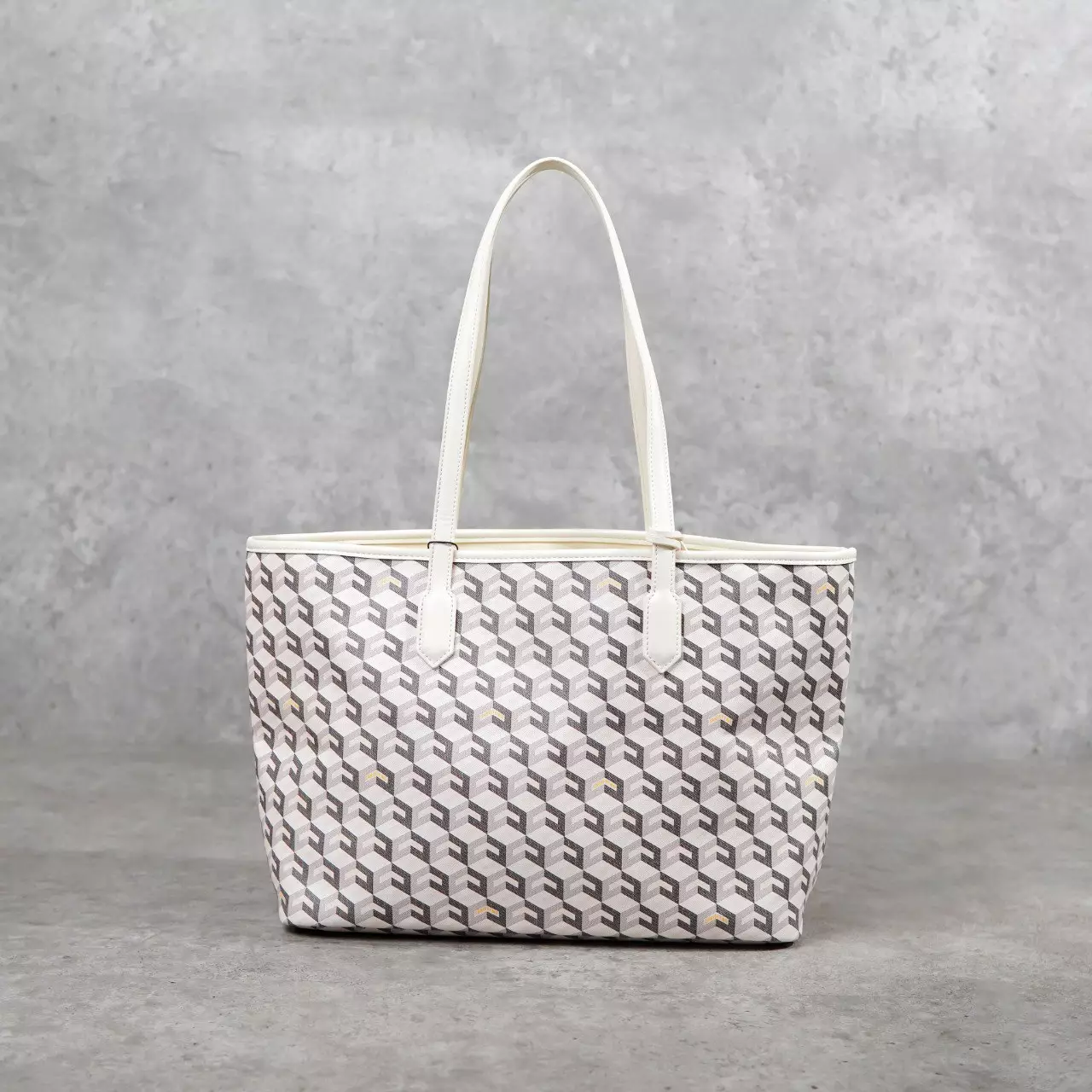 Jual Christy Ng Tas CHRISTY NG RUSSO MONOGRAM PATTERN IVORY WHITE TOTE ...