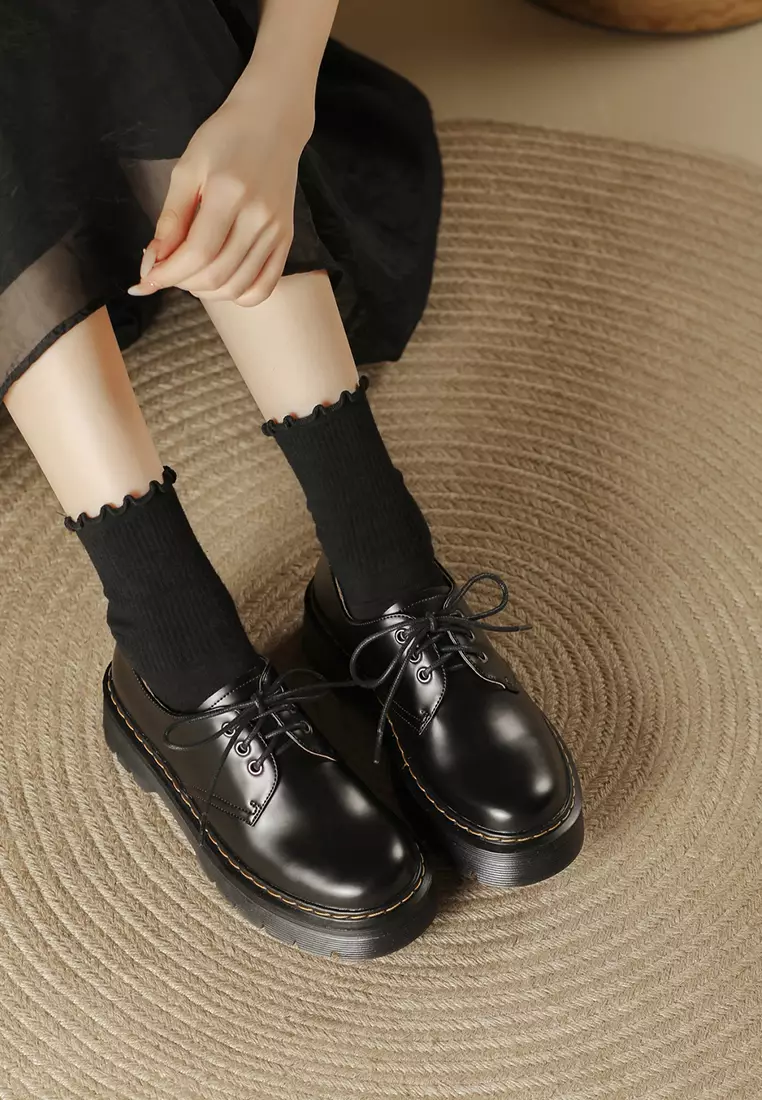 Buy Twenty Eight Shoes Platform Faux Leather Derby Shoes TE816-3 2026 ...