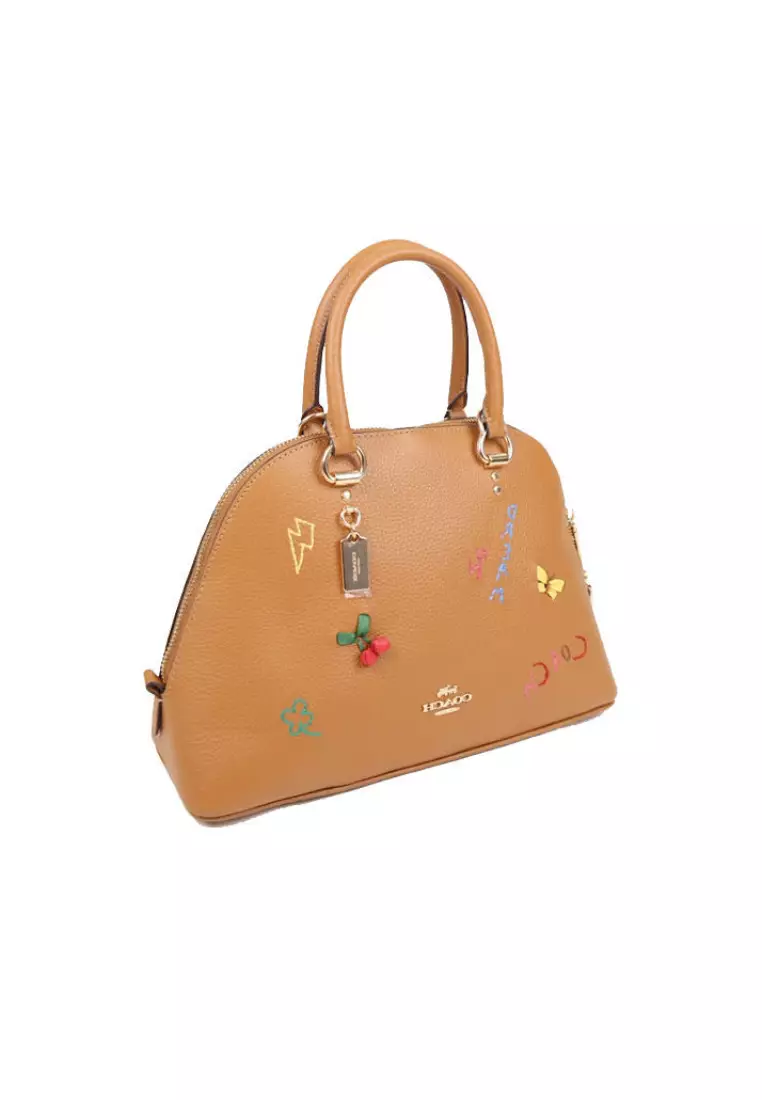 Buy Coach Coach Katy C8281 Satchel With Diary Embroidery In Penny Multi ...