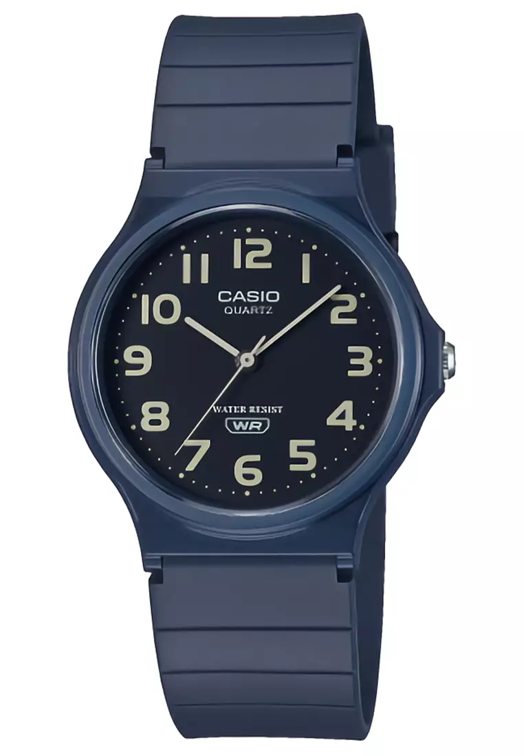 Jual CASIO Casio - Jam Tangan Analog Pria - Blue - Resin Strap - MQ ...
