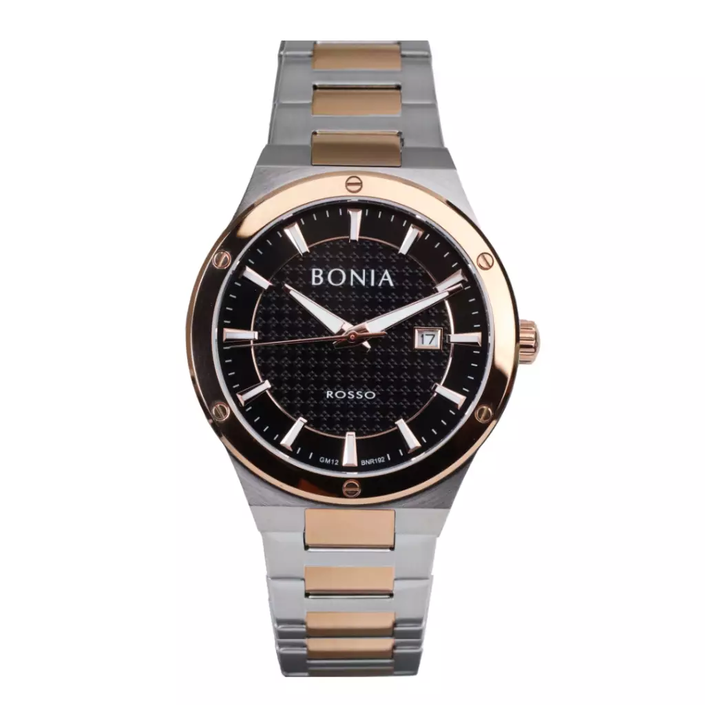 Jual BONIA Jam Tangan Pria BONIA 2Tone Rosegold BR192-1632 Original ...