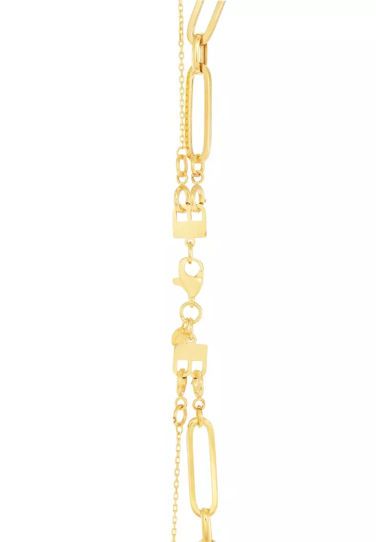 Buy HABIB HABIB Oro Italia 916 Yellow Gold Necklace GC28521022 Online ...