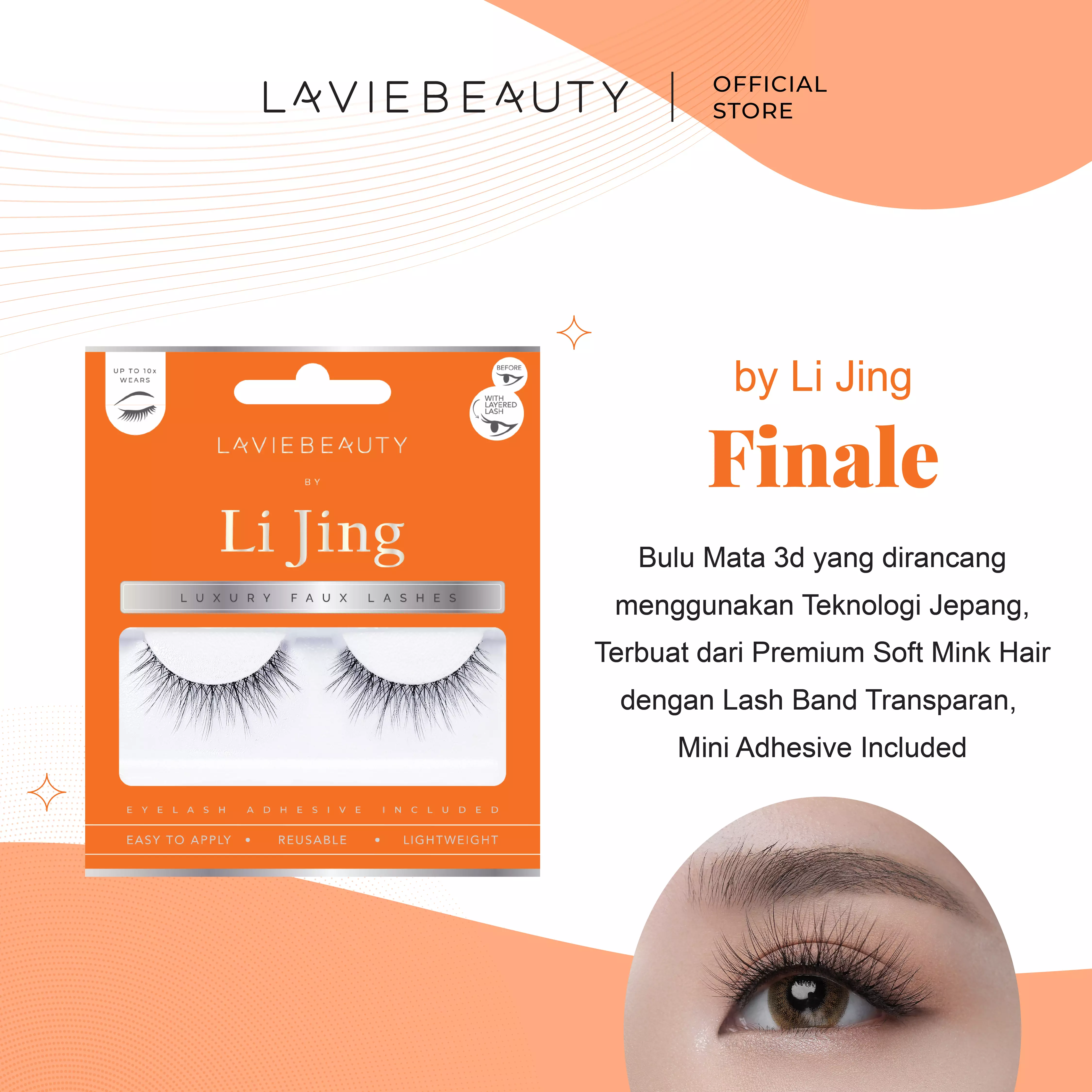 Jual Lavie Beauty Lavie Lash X Li Jing - Finale Original 2024 | ZALORA Indonesia