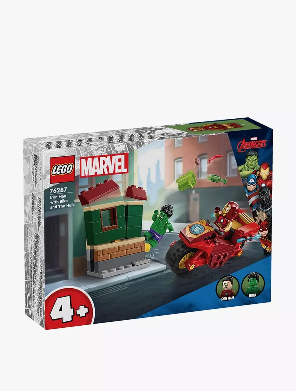 Jual Lego LEGO® Iron Man with Bike and The Hulk - 76287 Original 2025 ...