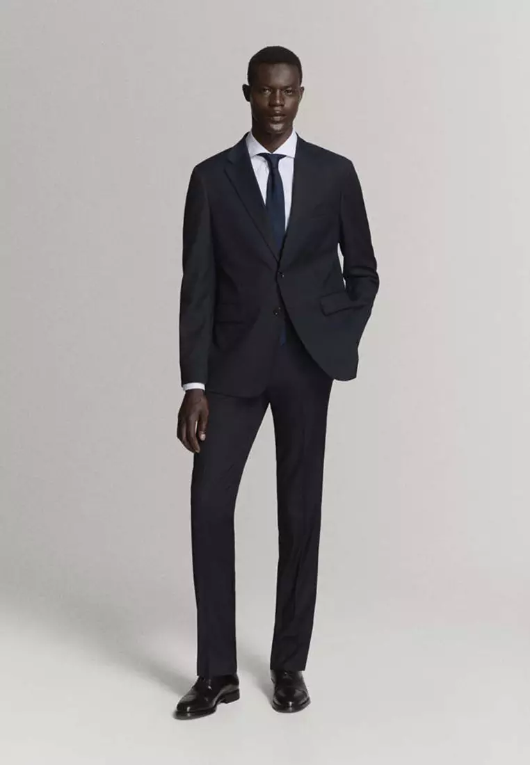 Buy MANGO Man 100% Cotton Slim-Fit Suit Shirt 2026 Online | ZALORA
