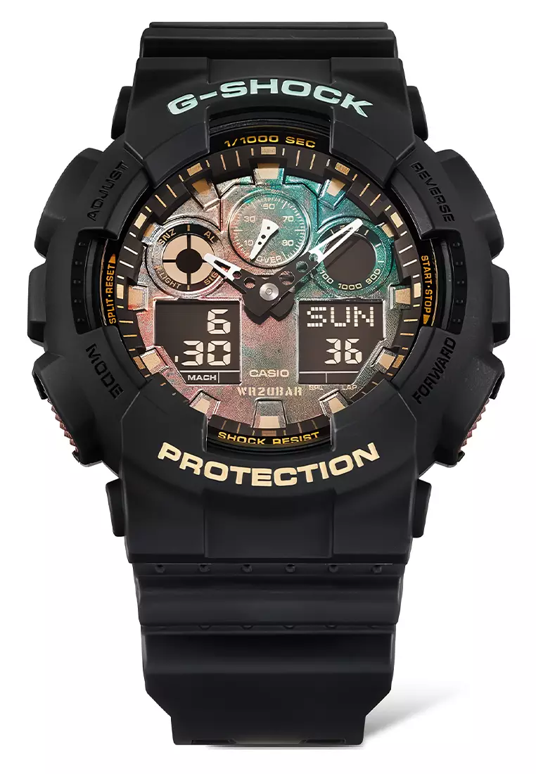 Jual G-shock G-Shock Analog Digital GA-100RC-1A - Jam Tangan Pria ...