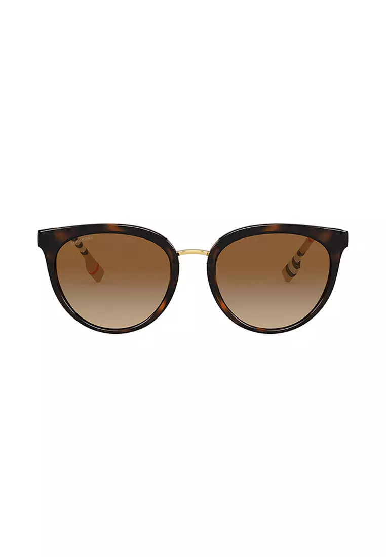 Buy Burberry Women's Phantos Frame Brown Nylon Sunglasses - BE4316F 2025 Online | ZALORA