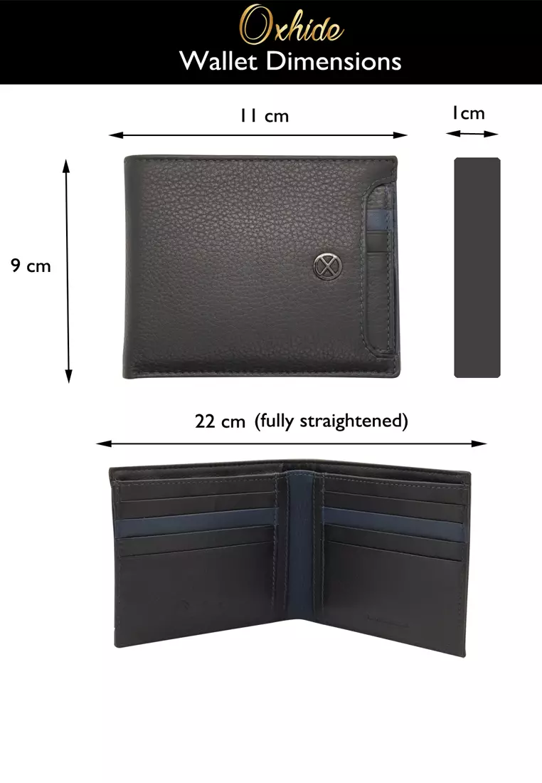 Buy Oxhide Men Wallet with Card Holder - Full Grain Leather Wallet ...