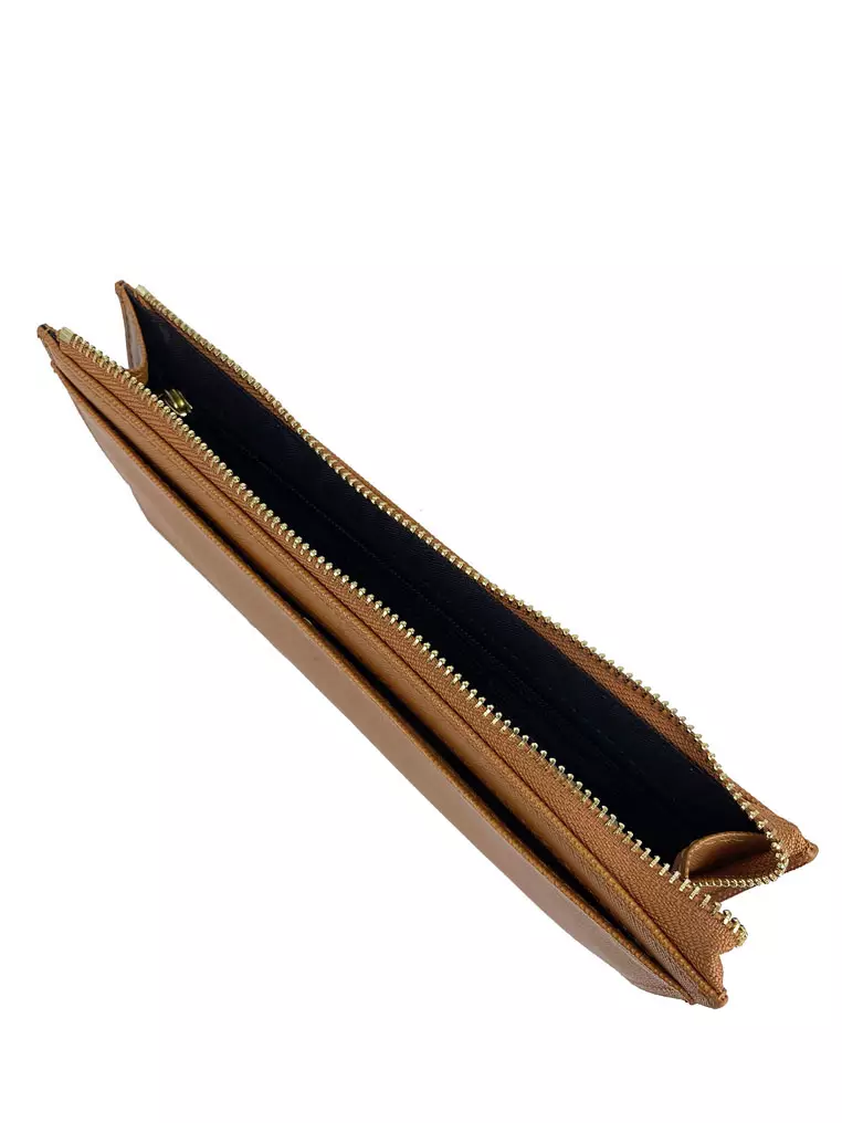 Mel&Co Saffiano-Effect Slim Long Wallet 2025 | Buy Mel&Co Online ...