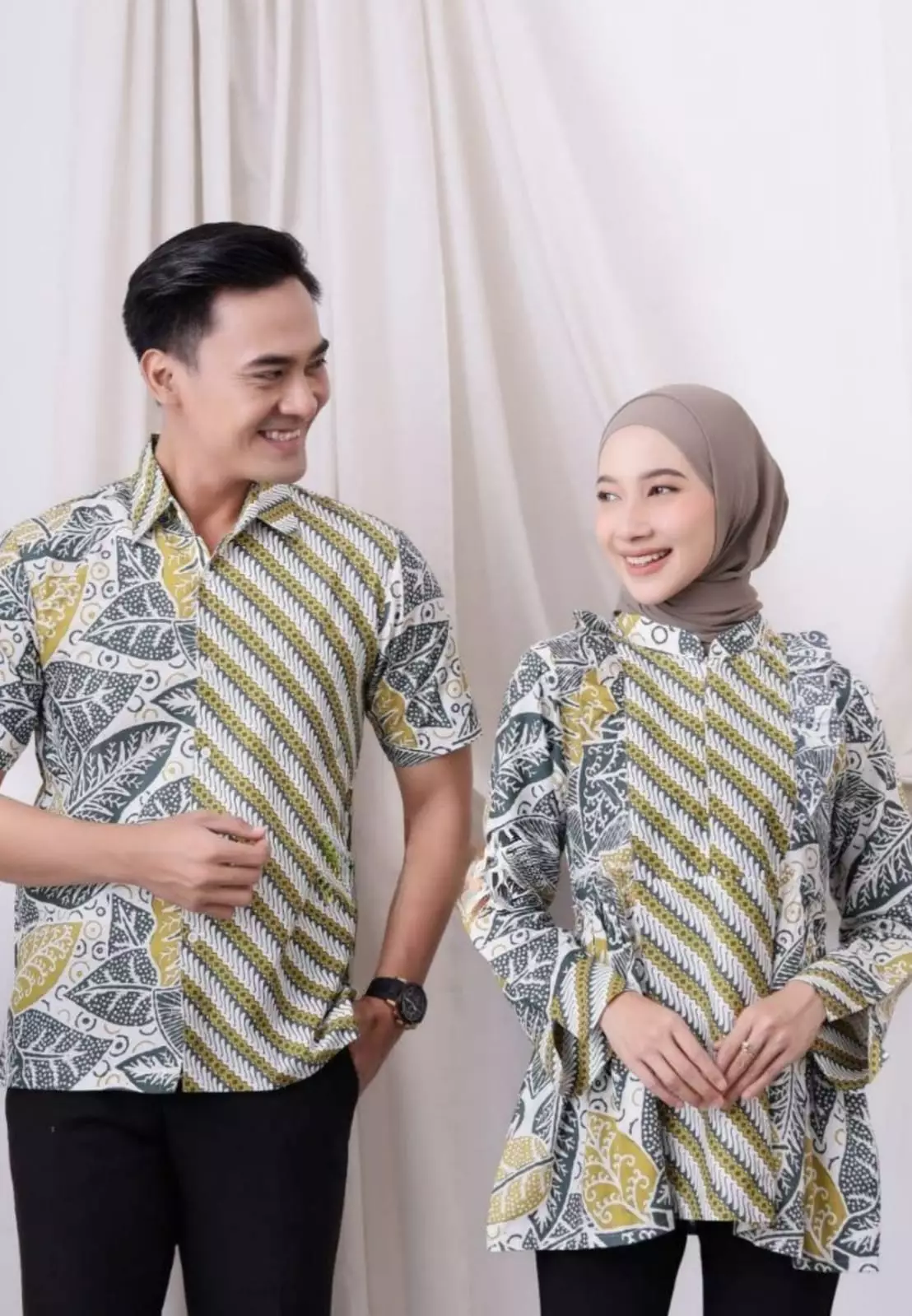 Jual Elegant Batik Blouse Batik Diana Kuning Premium Elegant B.K ...