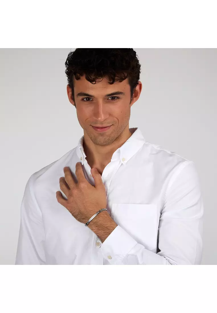 Buy Maserati Maserati Jewels 185+30 mm Men's Bracelet, Stainless Steel ...