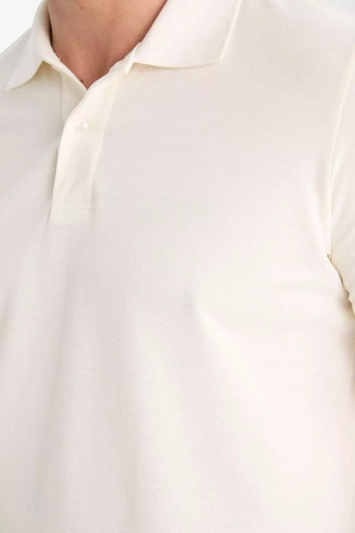 Buy DeFacto 100% Cotton Regular Fit Short Sleeve Basic Plain Pique ...