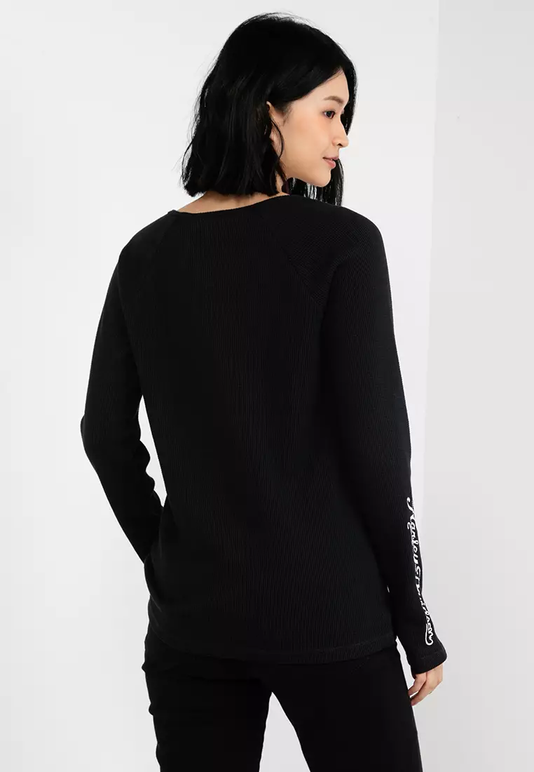 Jual Harley Davidson Flying Eagle Long Sleeves Thermal Knit Tee Original 2025 | ZALORA Indonesia