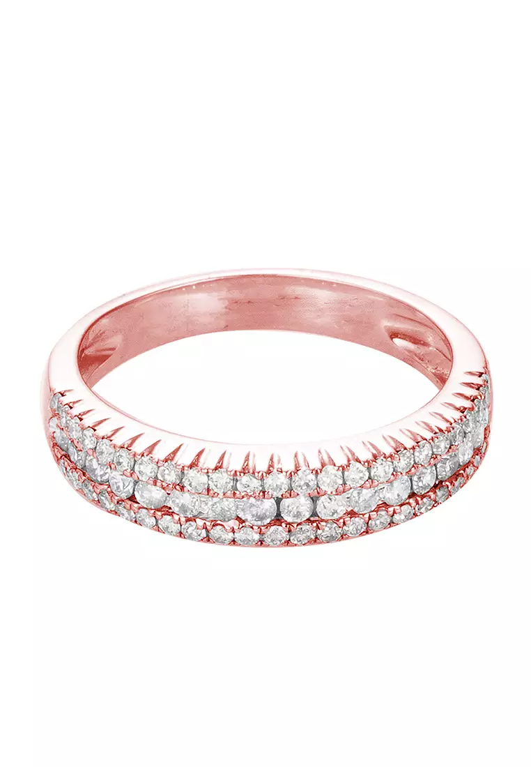 HABIB HABIB Baguette Eternity Rose Diamond Ring 2025 | Buy HABIB Online ...