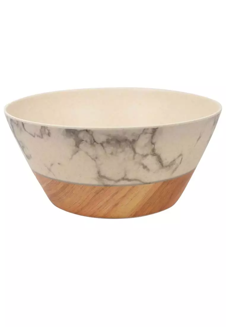 Buy Slique Slique Premium Melamine Dinner Bowl 8in - Bamboo Design ...