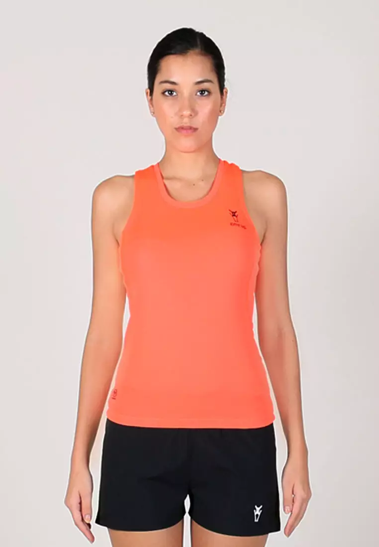 Buy AMNIG Women Essential Performance Singlet (Orange) Online | ZALORA Malaysia