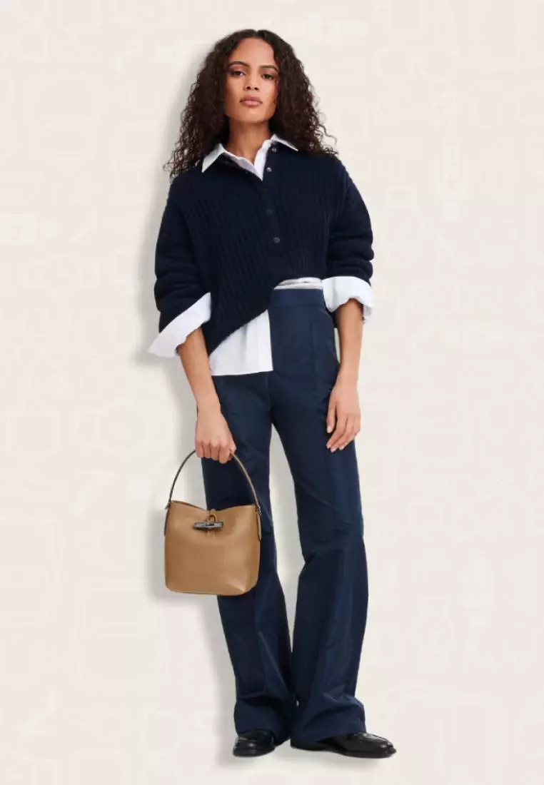 Jual Longchamp Longchamp Le Roseau Essential XS Bucket Bag Fawn ...