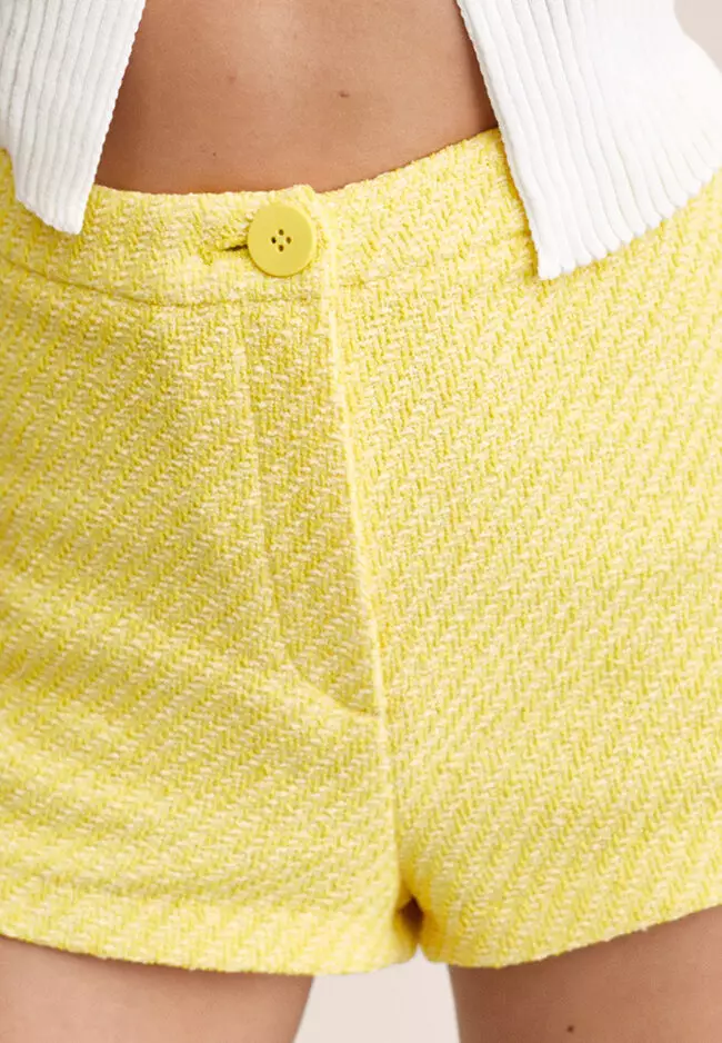 Buy Mango Tweed Shorts 2025 Online | ZALORA Philippines
