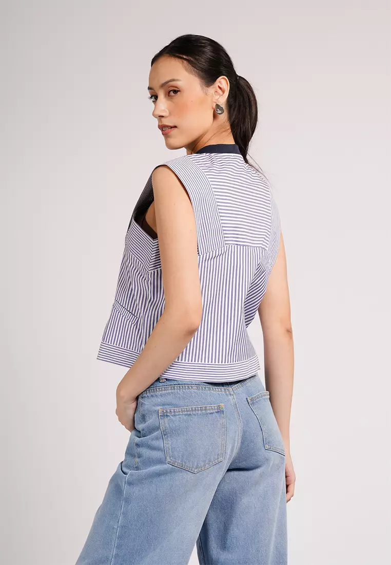 Buy Plains & Prints DNM Studios 2026 Doax Sleeveless Top 2026 Online ...