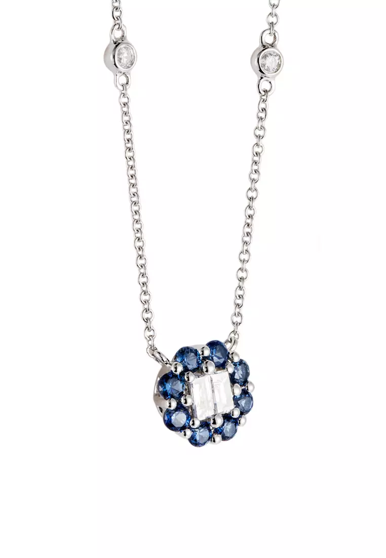 Buy Habib Habib Augustus Blue Sapphire Diamond Necklace Online Zalora Malaysia