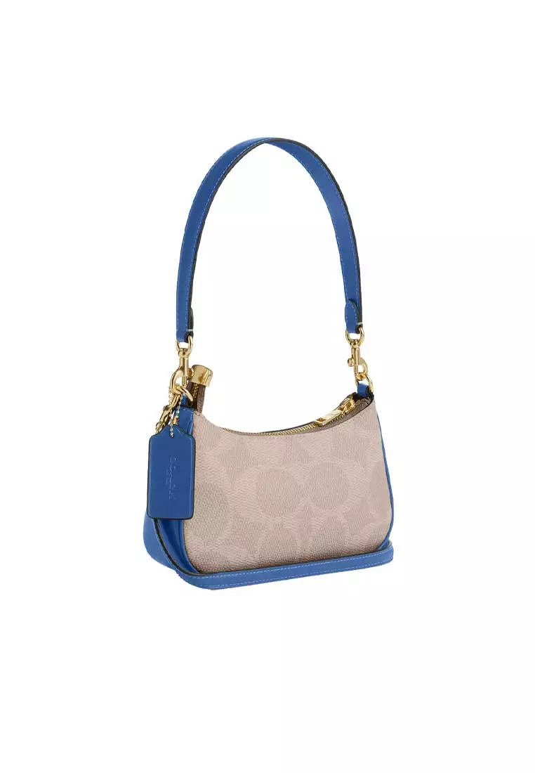 Buy Coach Teri Mini Crossbody Bag In Signature Canvas With Coach ...