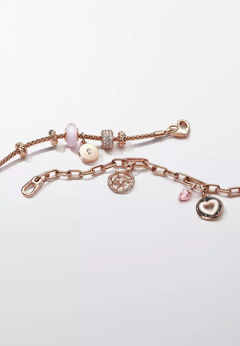 Buy PANDORA Pandora ME Pink Chakra Heart Mini Dangle Charm Online ...