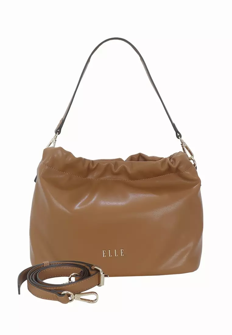 Jual Elle Elle Handbag 41622 Dark Brown Original 2024 | ZALORA Indonesia