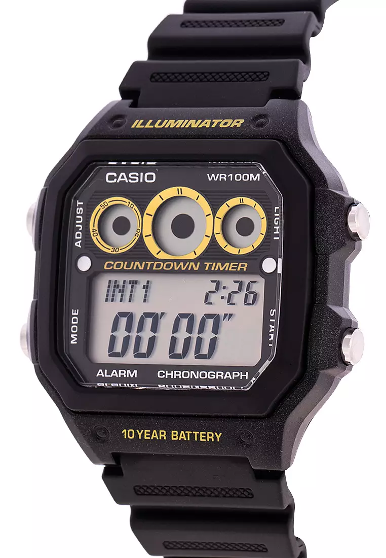 Buy Casio Digital Watch AE-1300WH-1AVDF 2025 Online | ZALORA Philippines