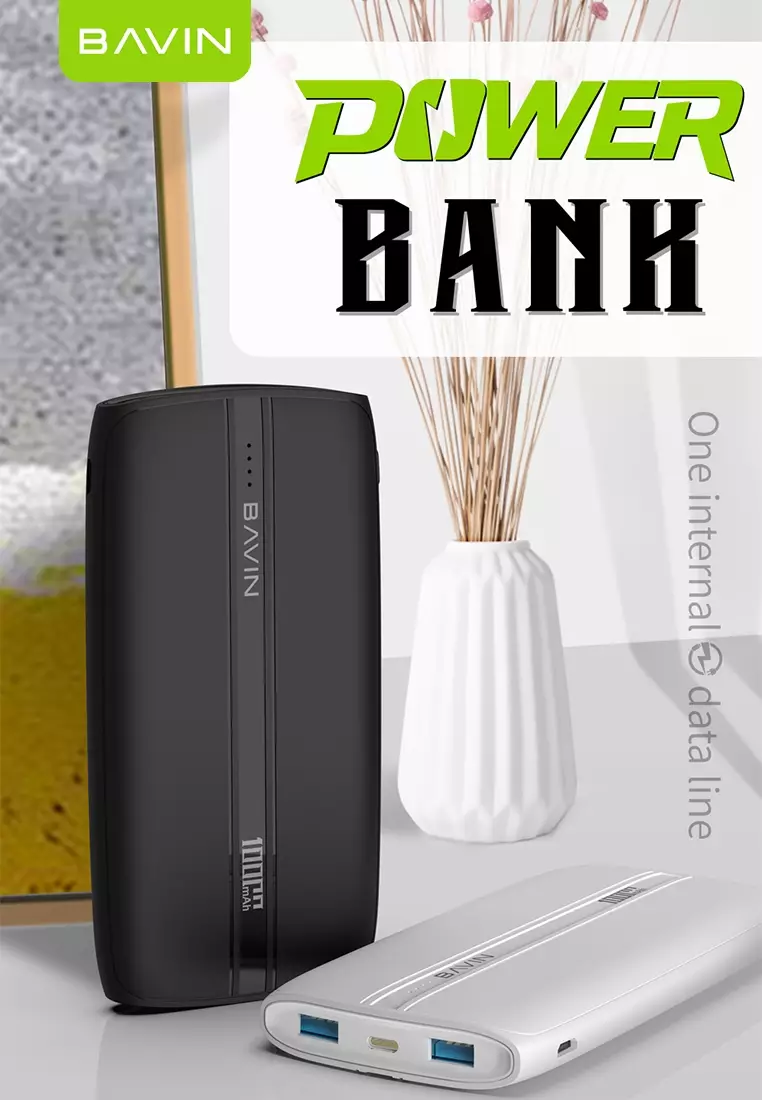 Buy BAVIN PC087 10000mAh Slim Size Portable Power Bank With Micro Type ...