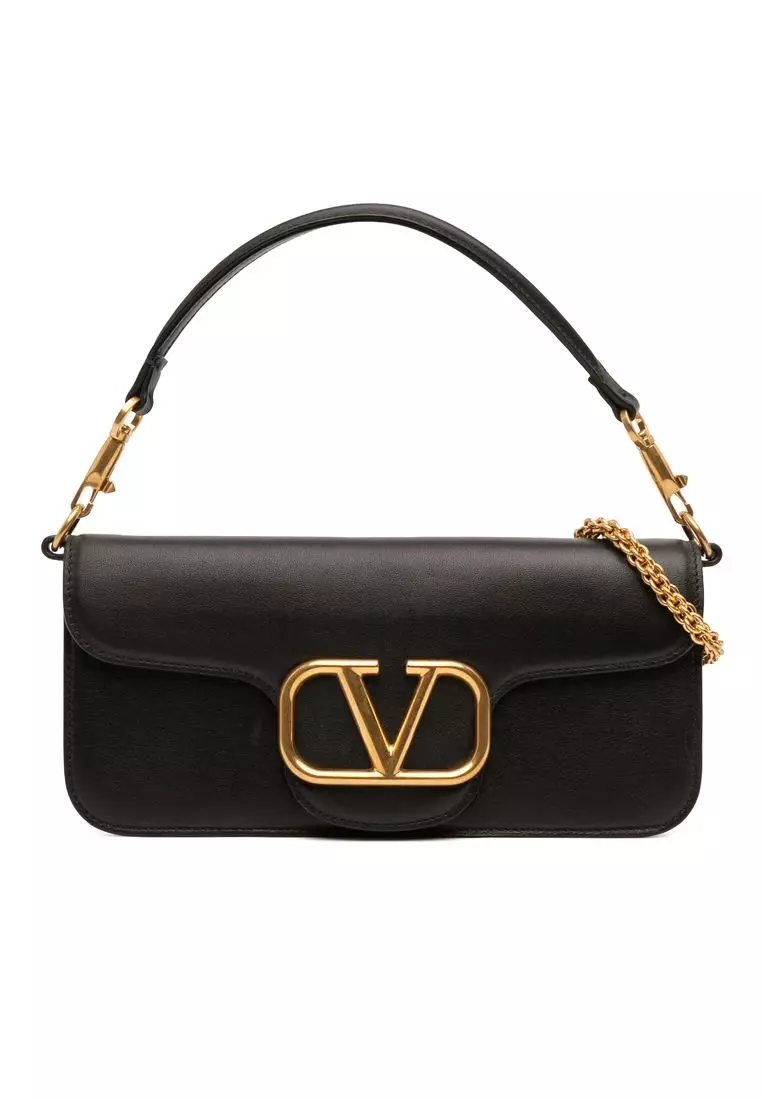 Buy Valentino Pre-Loved Valentino Calfskin Vlogo Loco Satchel 2026 ...