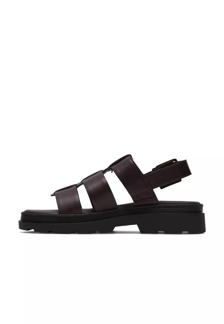 Buy Clarks Womens Orinoco3 Strap Sandals - Dark Brown Lea 2026 Online ...