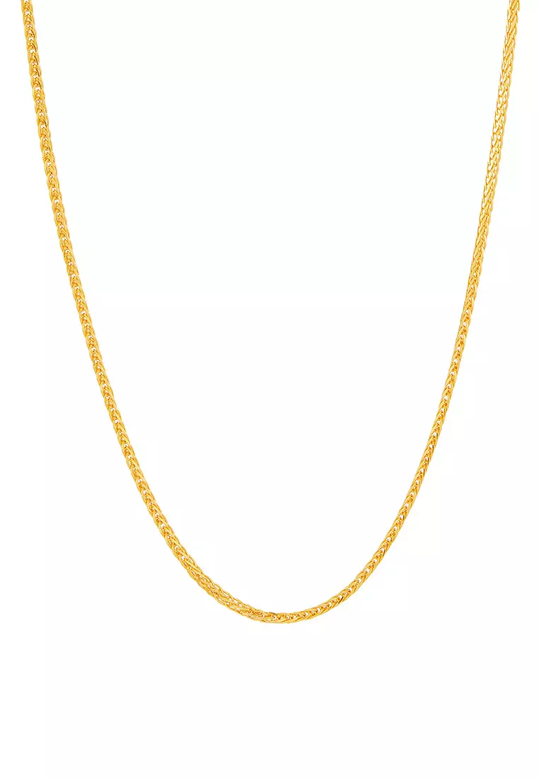 Buy HABIB HABIB 999/24K Yellow Gold Necklace WWGC1181123 Online ...