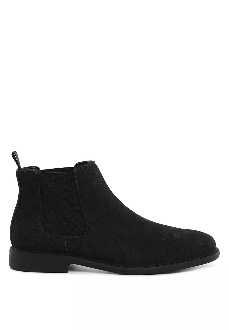 Buy London Rag Men's Formal Chelsea Boots in Black Online | ZALORA Malaysia