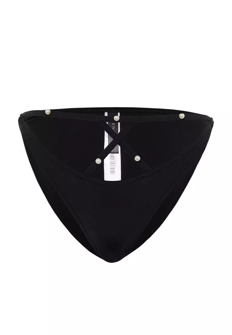 Jual Trendyol Cut Out Windowed High Leg Bikini Bottom Original 2025