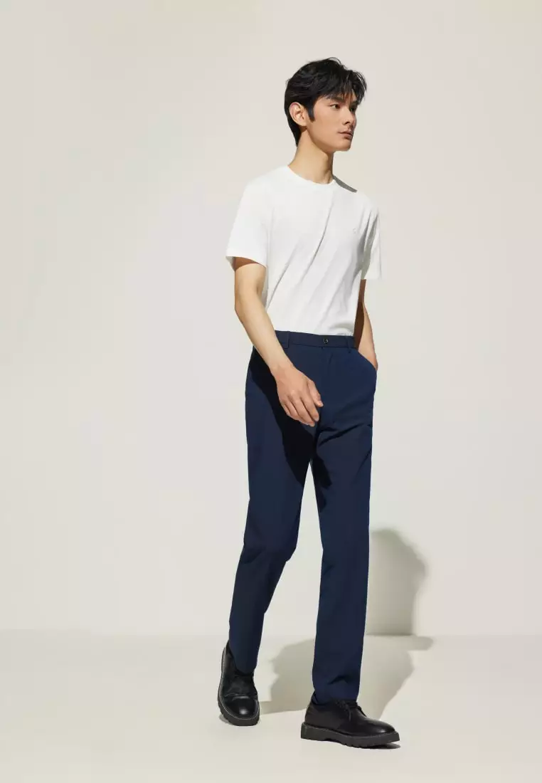 Buy G2000 G2000 Cool Touch Multi-Way Stretch Slim Fit Plain Weave ...