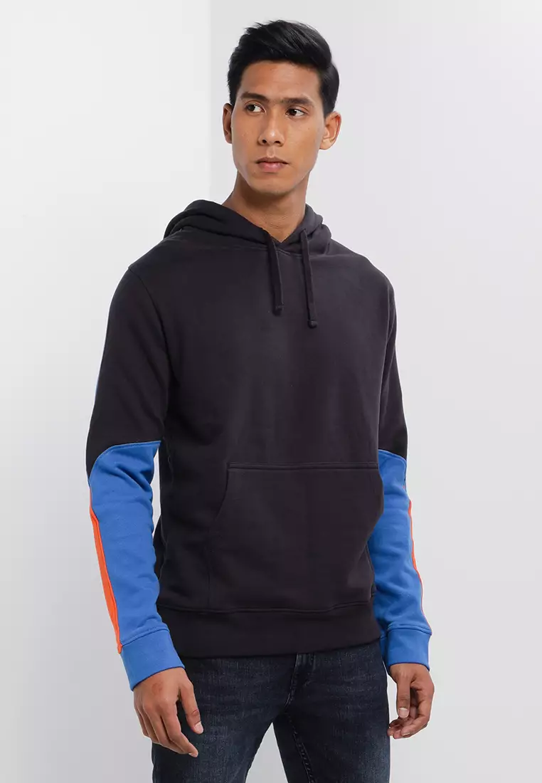 Buy French Connection Curved Panel Hoodie Online | ZALORA Malaysia