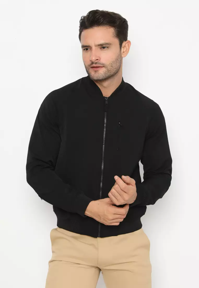 Jual Jobb Jobb Olympius Jacket Pria Slim Fit Hitam 3 Original 2025 ...
