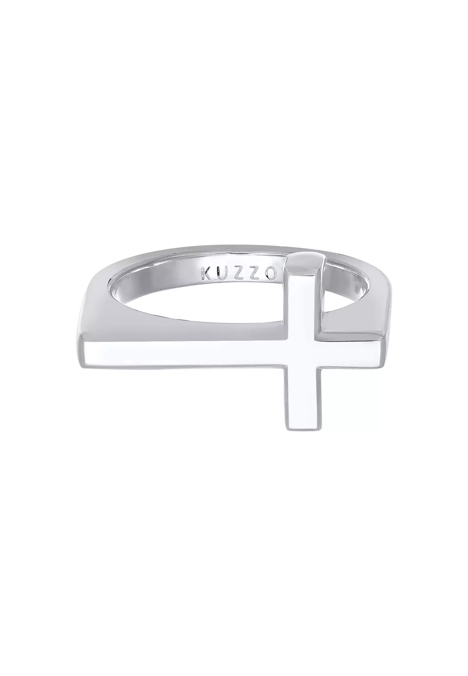 Buy Kuzzoi Ring Men Cross Faith Plain 2026 Online | ZALORA