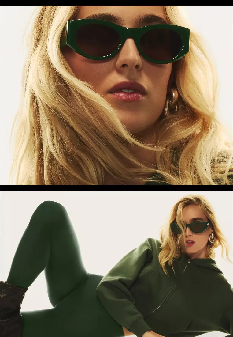 Buy QUAY So What Sunglasses - Deep Green/Brown Online | ZALORA Malaysia