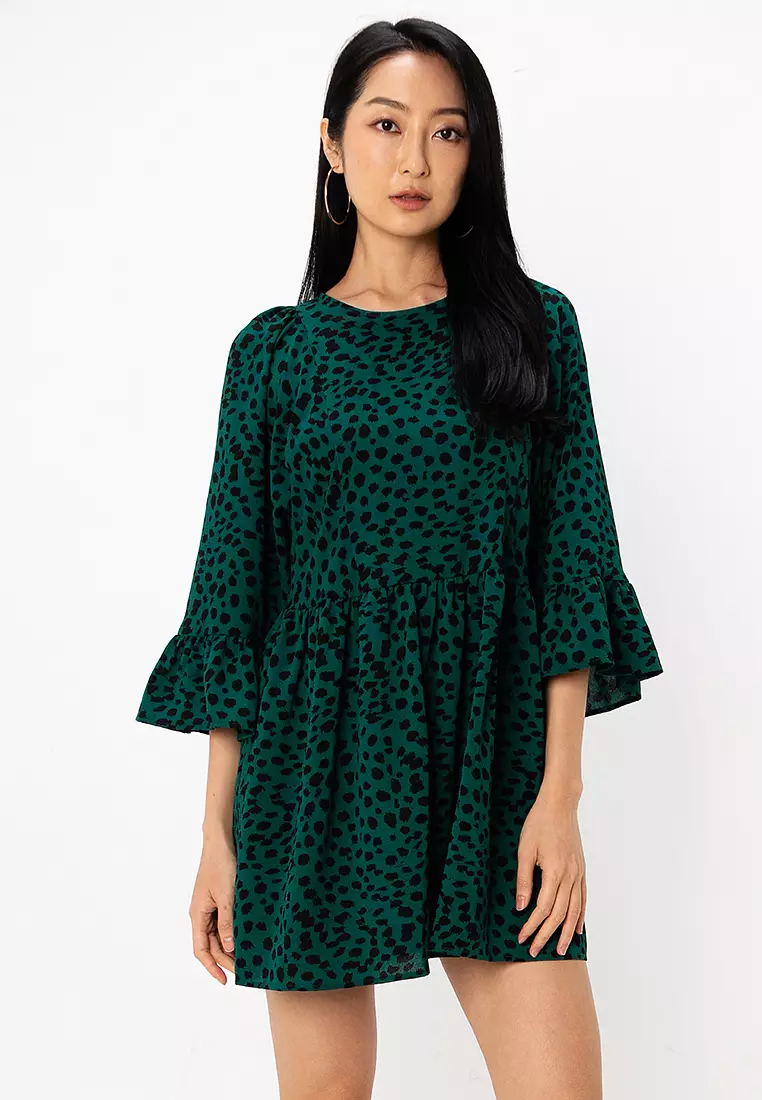 Buy ASOS Design Batwing Sleeve Smock Mini Dress 2025 Online | ZALORA ...
