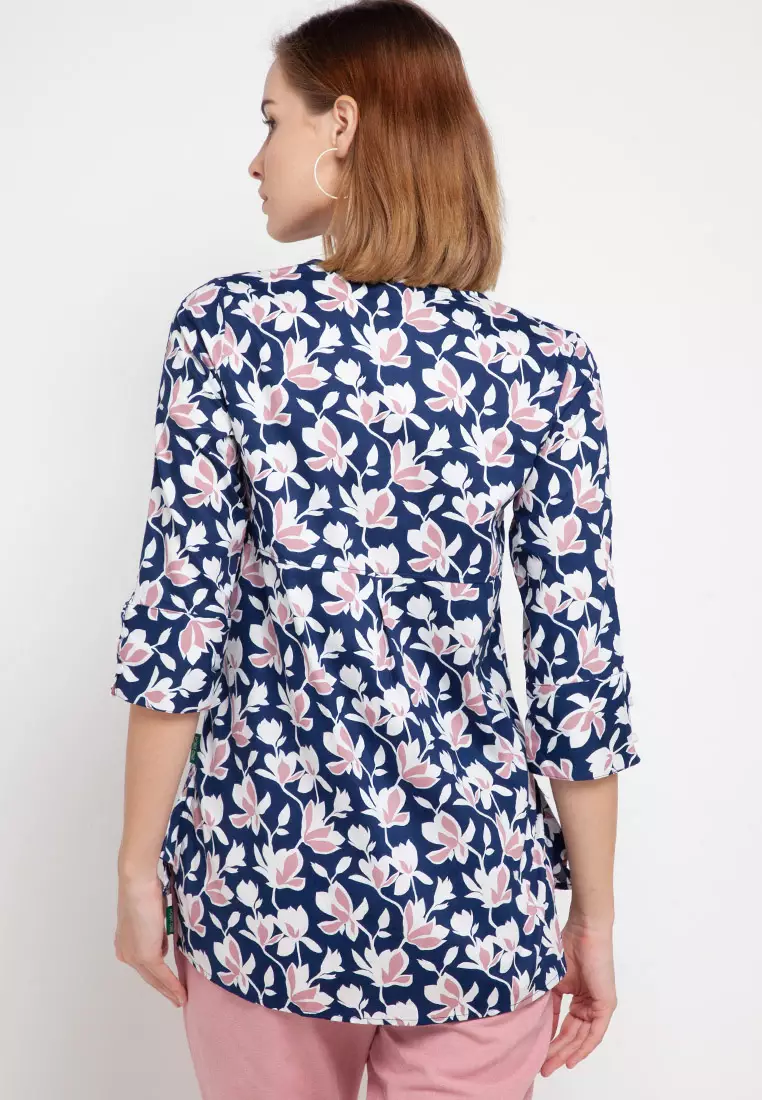 Jual Point One SHERINA Floral Blouse Original 2025 | ZALORA Indonesia